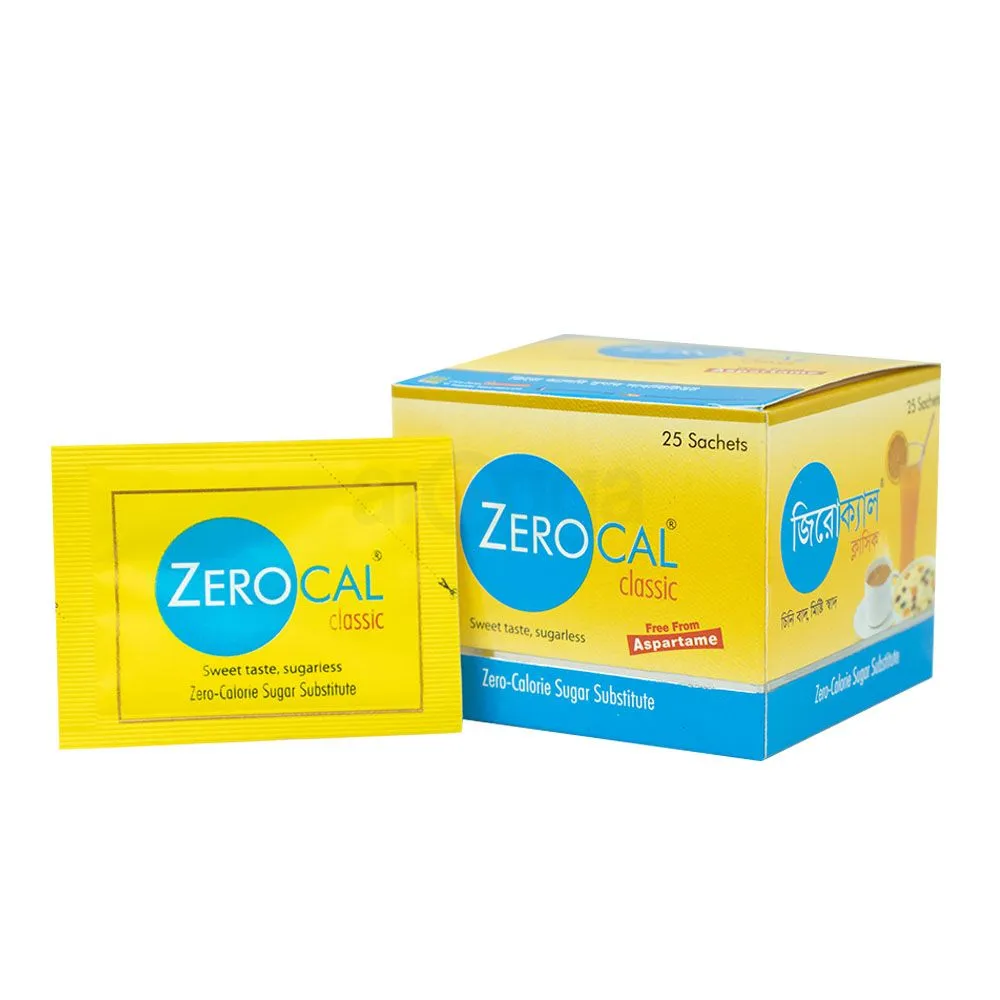 Zerocal Box 25 Sachets – Good Life Plus Healthcare